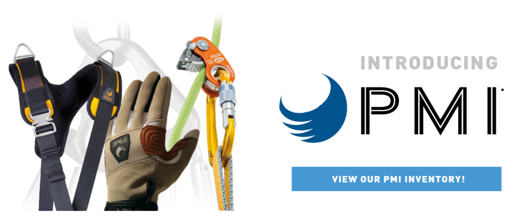 PMI Rope Access & Fall Protection Products Now At Mountain Productions
